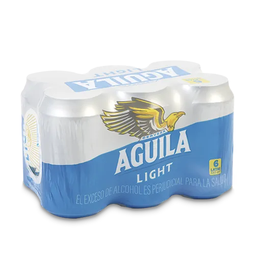 CERVEZA AGUILA LIGHT LATA 330CCX6U