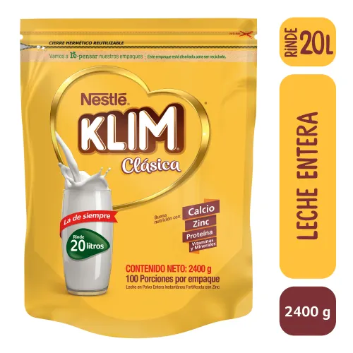 LECHE KLIM CLASICA FORTIFICADA 2400G