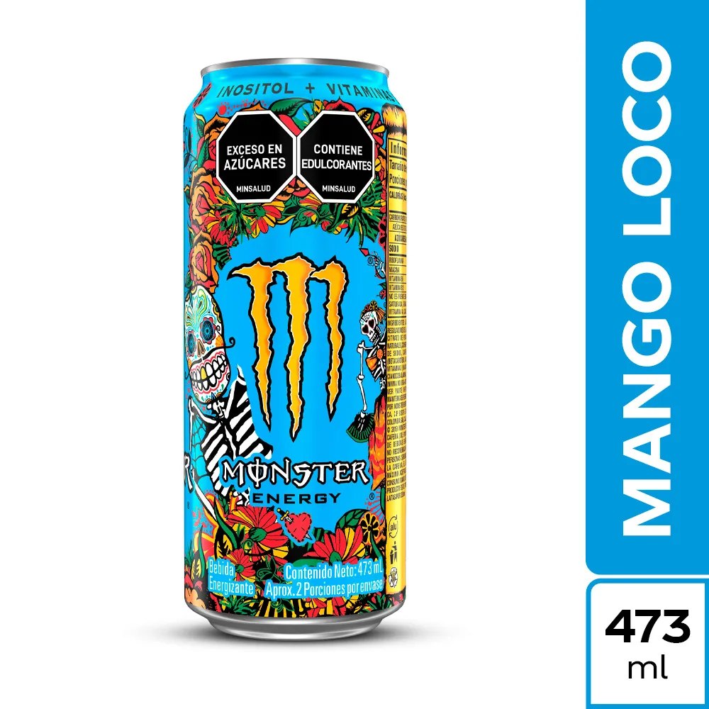 ENERGIZANTE MONSTER MANGO LOCO 473ML