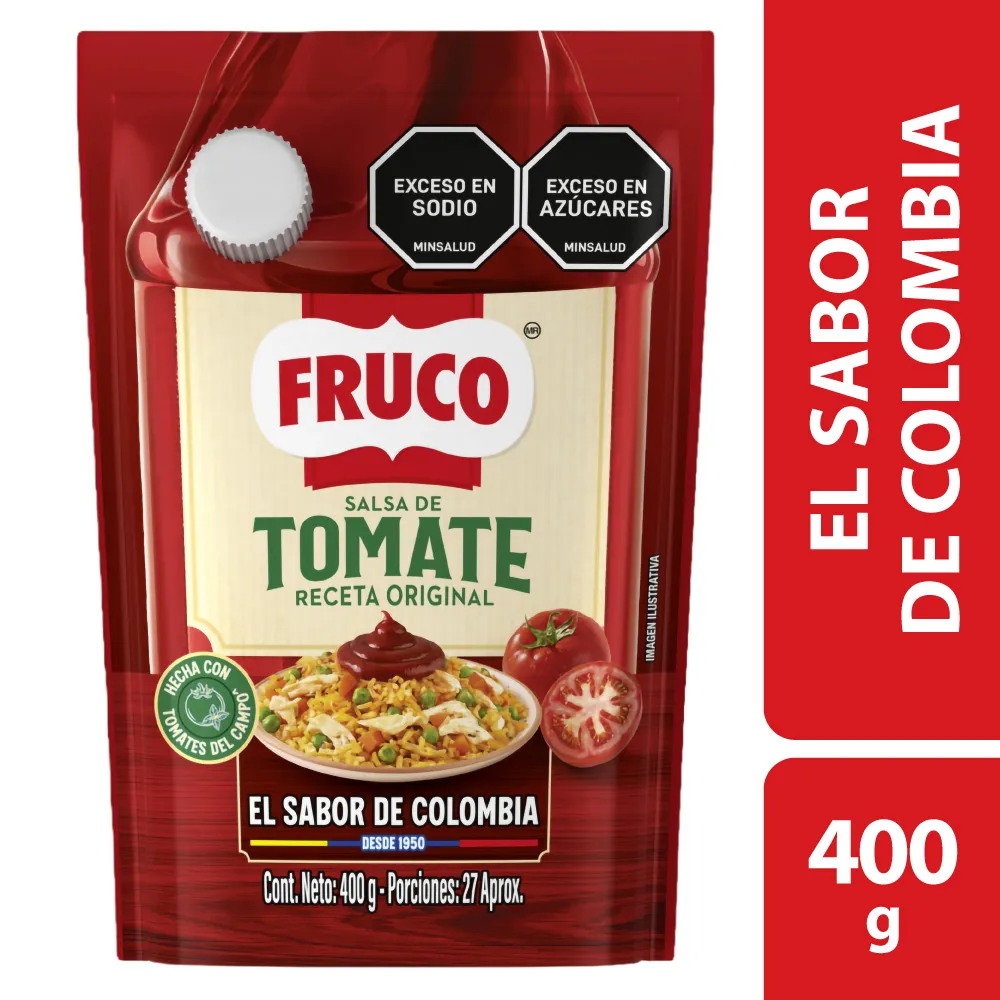 SALSA DE TOMATE FRUCO 400G