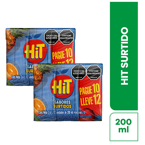REFRESCO HIT SURTIDO 200MLX24U