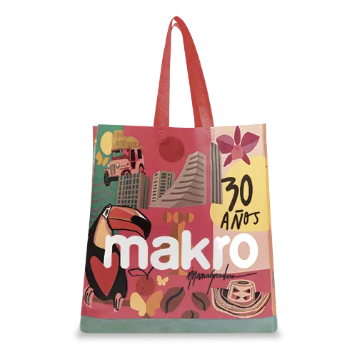BOLSA REUTILIZABLE MAKRO 30 AÑOS EDICION ESPECIAL