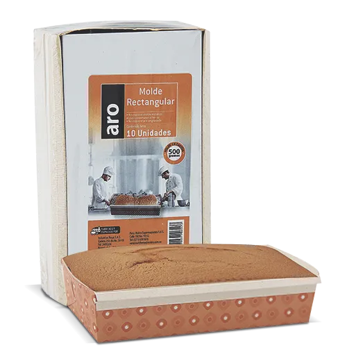 MOLDE ARO RECTANGULAR 500G X10U