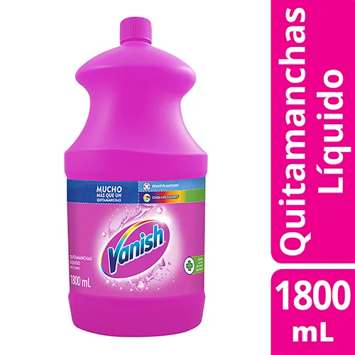 DESMANCHADOR LIQUIDO VANISH ROSA SUPER AHORRO 1800ML